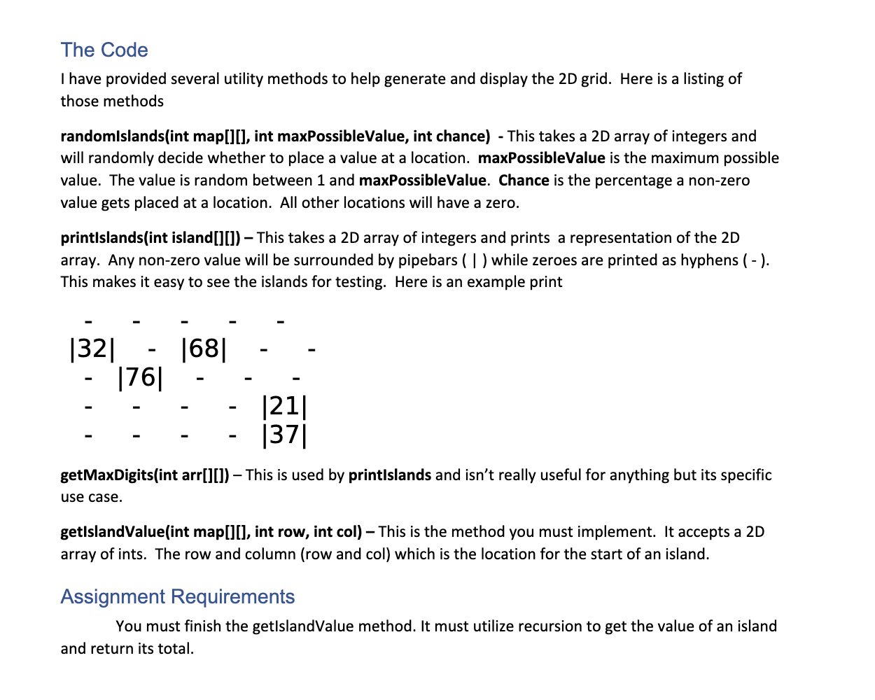 Solved For this assignment, you are given a main class, | Chegg.com