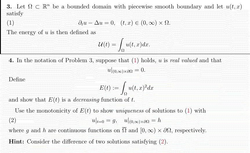 Solved 3. Let 22 CRbe a bounded domain with piecewise smooth | Chegg.com