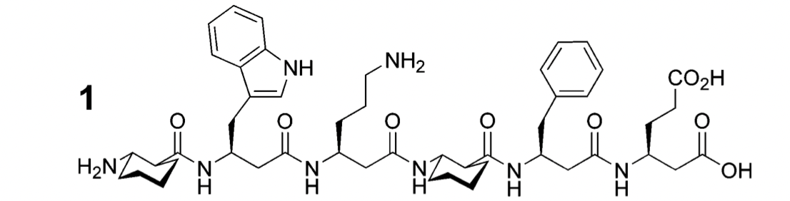 Solved Propose a synthesis of this beta peptide using | Chegg.com
