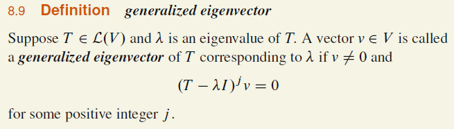 Solved Note: This is a generalized eigenspace and solution | Chegg.com
