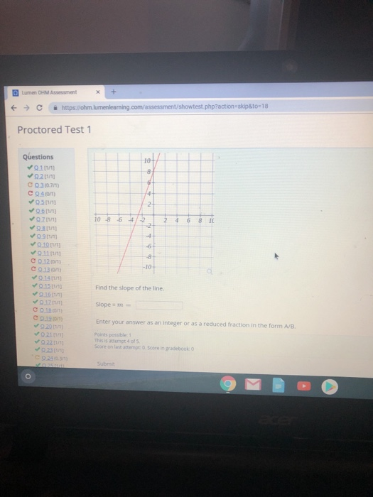 Solved Lumen OHM Assessment+ com/a php?action-skip&to-18 | Chegg.com