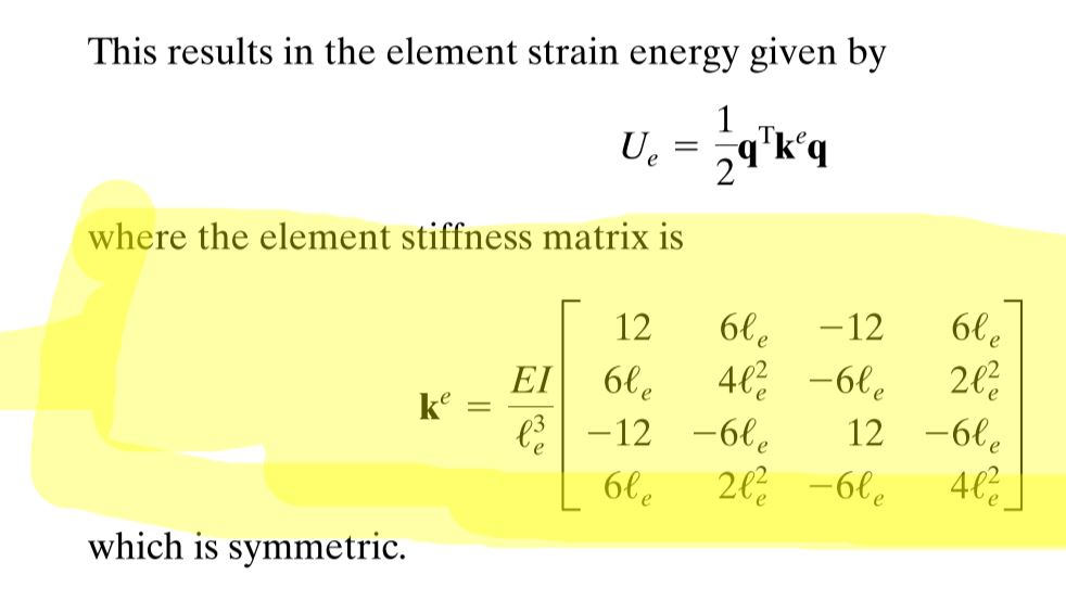 What Is Stiffness Matrix In Fea Model - Infoupdate.org