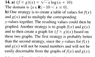 Solved use grade 12 advanced functions...no precalcules etc. | Chegg.com