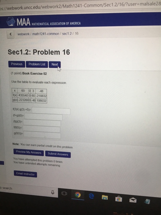 Solved s://webwork.uncc.edu/webwork2/Math 1 24 1-Common/Sec | Chegg.com