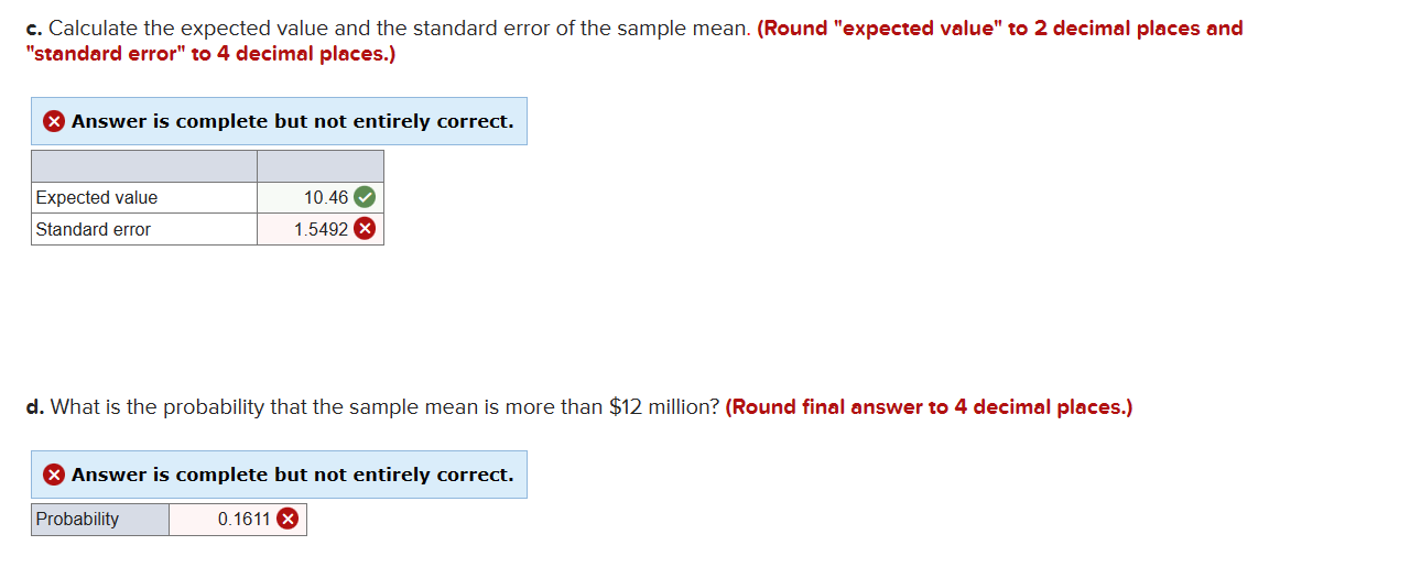 Solved An analyst finds that the mean and the standard | Chegg.com