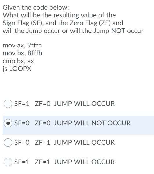 Solved Given the code below: What will be the resulting | Chegg.com