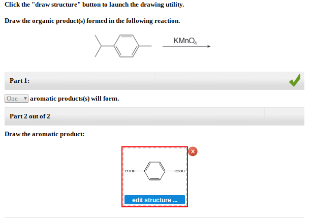Draw The Structure Of The Aromatic Product From The Following Reaction