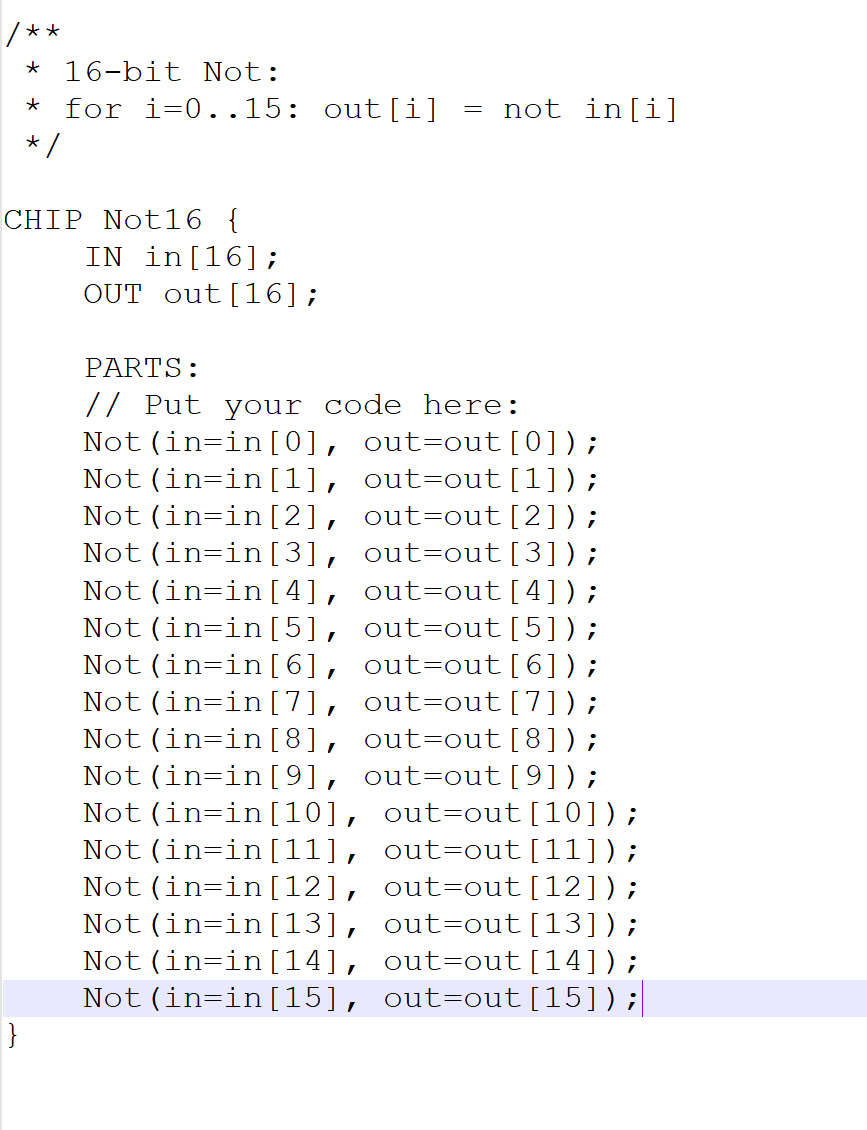 Solved Using the Legend below how would I implement Not16 as | Chegg.com