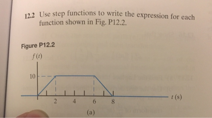 Solved step functions to write the expression for each | Chegg.com