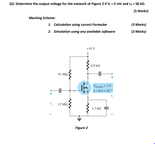 Solved I need just this part Marking Scheme: 1. Calculation | Chegg.com