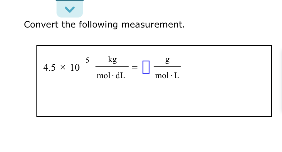 Solved Convert the following measurement. | Chegg.com