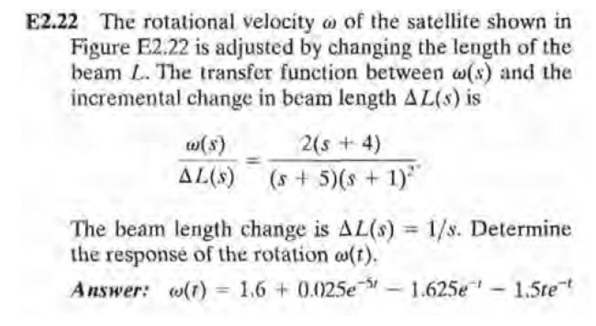 E2 22 The Rotational Velocity ω Of The Satellite