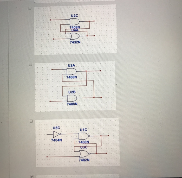 Solved Which of the following are valid logic diagrams for a | Chegg.com