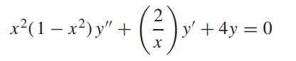 Solved find all singular points of the given equation and | Chegg.com