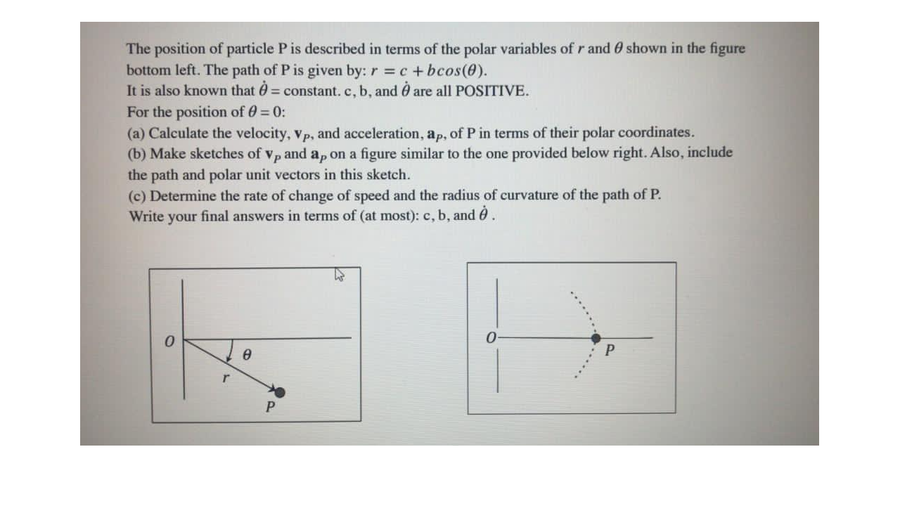 Solved The position of particle P is described in terms of | Chegg.com