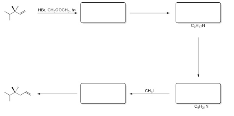 Solved Fill in the missing reagents and chemical structures | Chegg.com