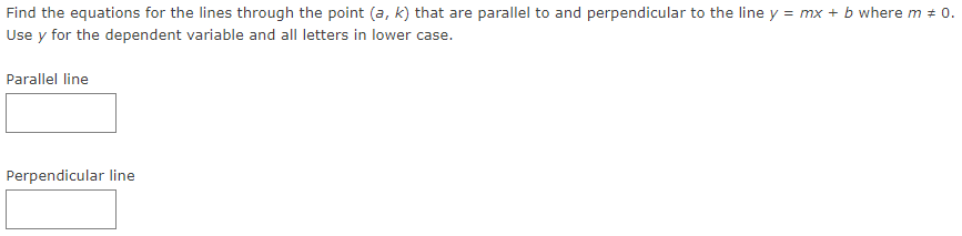Solved Find the equations for the lines through the point | Chegg.com