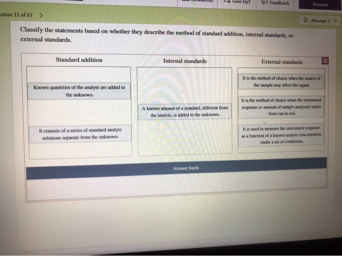 Solved I LX Give Up? Feedback Resume stion 11 of 17 > | Chegg.com