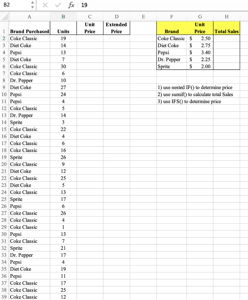 Solved Need examples/formulas to show how to do it not just | Chegg.com