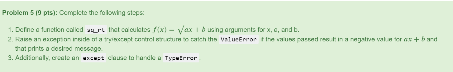 Solved Problem 5 9 Pts Complete The Following Steps 1 9793