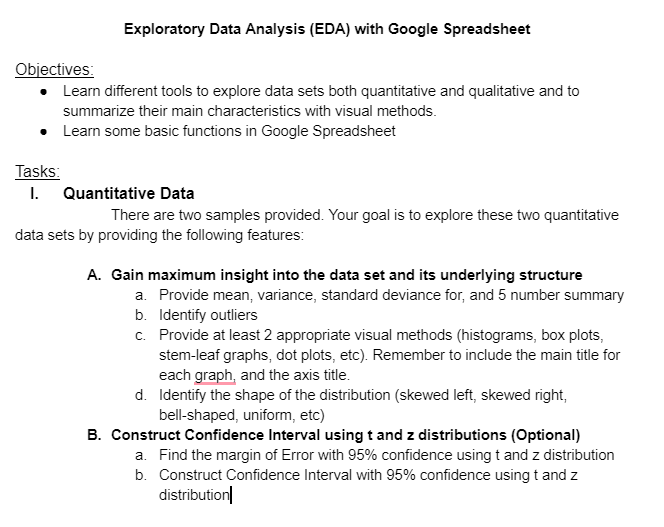 Solved Exploratory Data Analysis (EDA) with Google | Chegg.com
