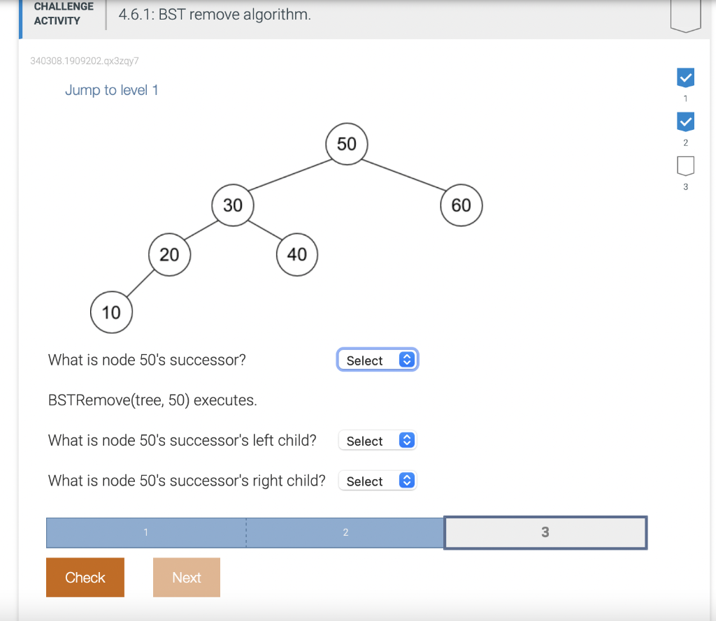 Solved Challenge Activity 461 Bst Remove Algorithm 