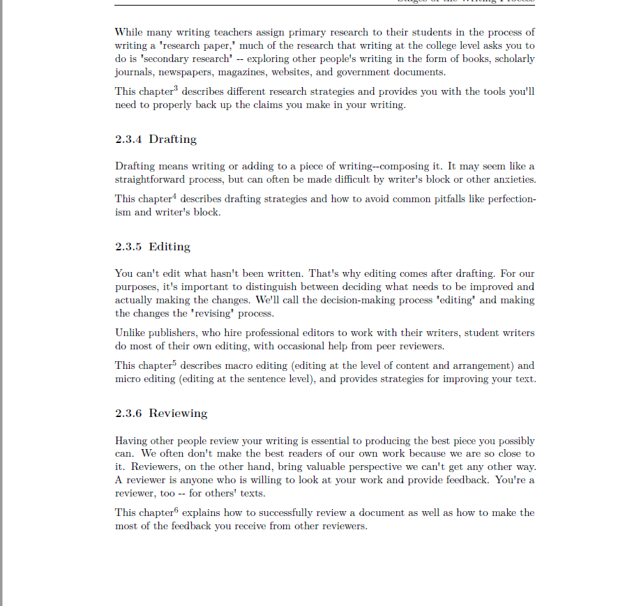 2 Overview: The Writing Process 2.1 Overview Writing | Chegg.com