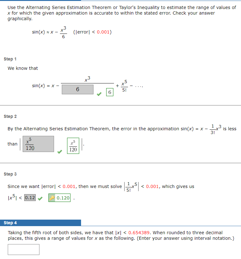 Solved Use The Alternating Series Estimation Theorem Or