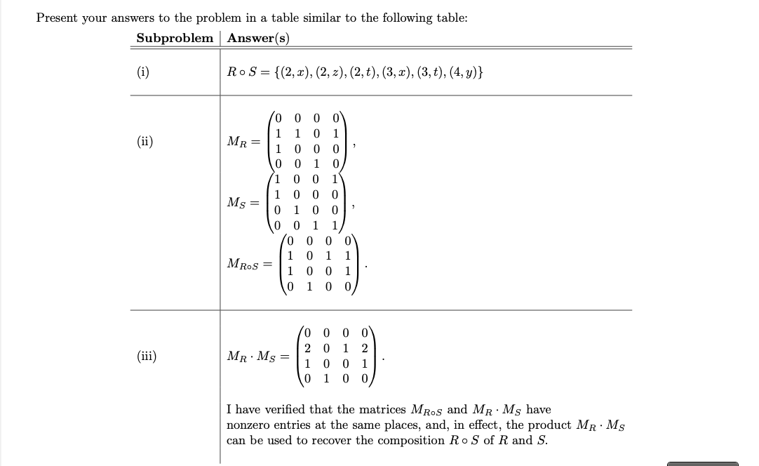 Solved 3. (Relations: Compositions). Let | Chegg.com