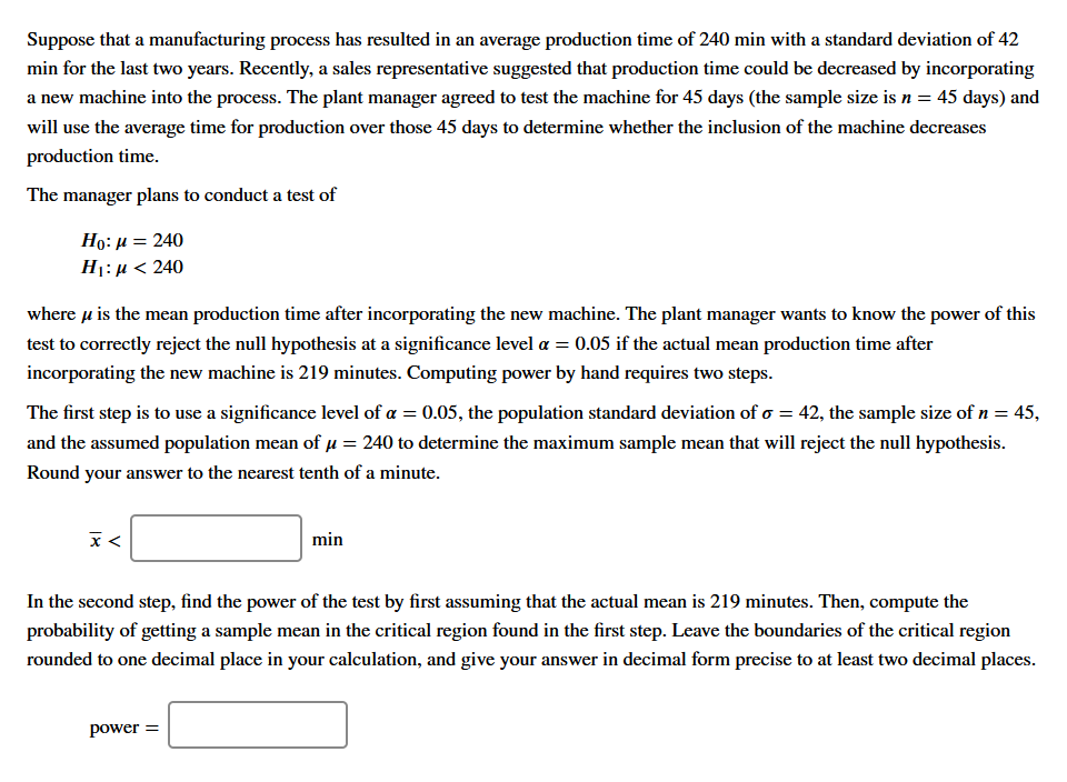 Solved Suppose that a manufacturing process has resulted in | Chegg.com