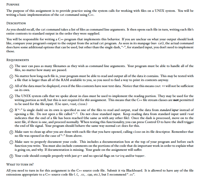 Solved PURPOSE The purpose of this assignment is to provide | Chegg.com