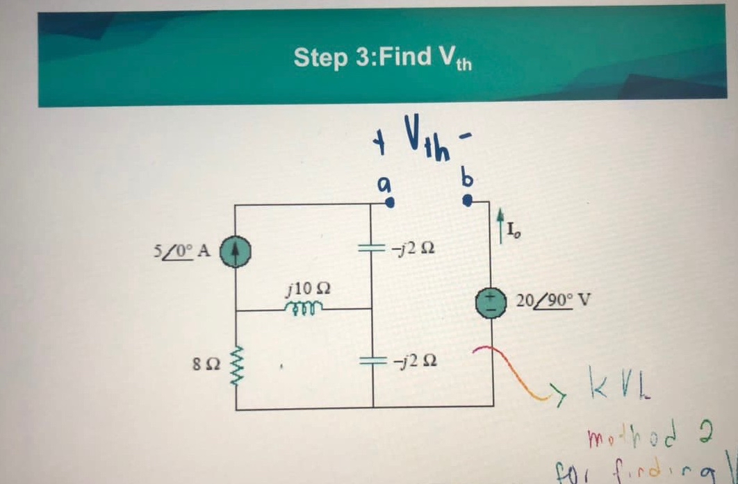 Solved Step 3:Find Vth | Chegg.com