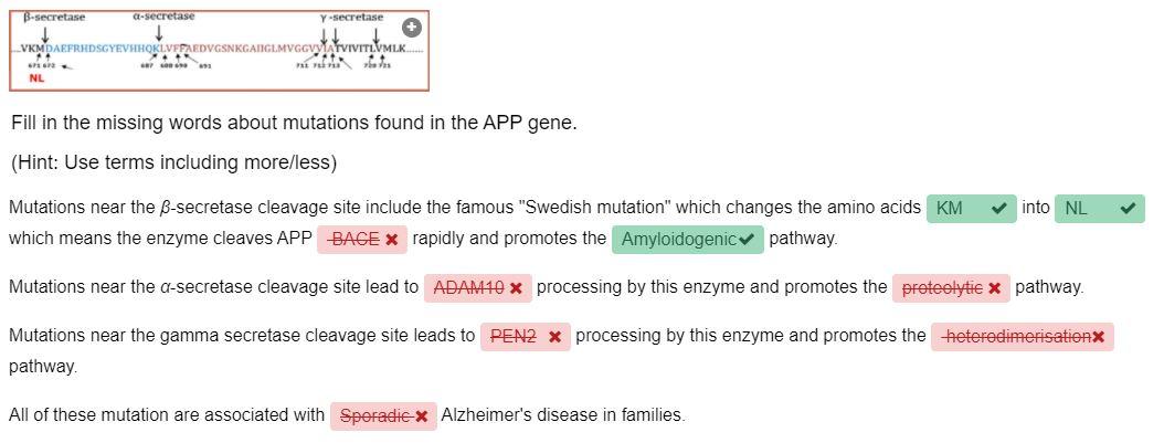 Solved B-secretase Csecretas Y secretase | Chegg.com