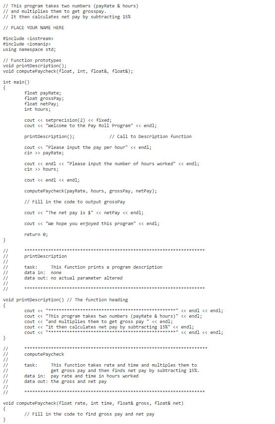 Solved I need alot of help with finishing this code in | Chegg.com