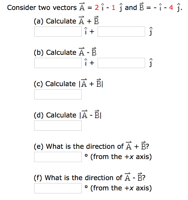 Solved Consider two vectors A = 2 1 - 1 ſ and ] = - 1-4 . | Chegg.com