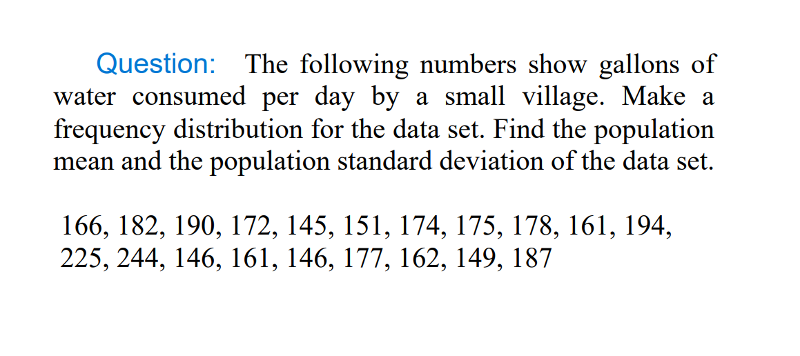 Solved find : Table Formula and | Chegg.com