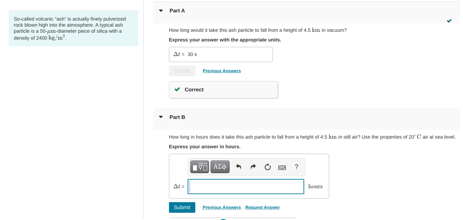 Solved So-called volcanic "ash" is actually finely | Chegg.com