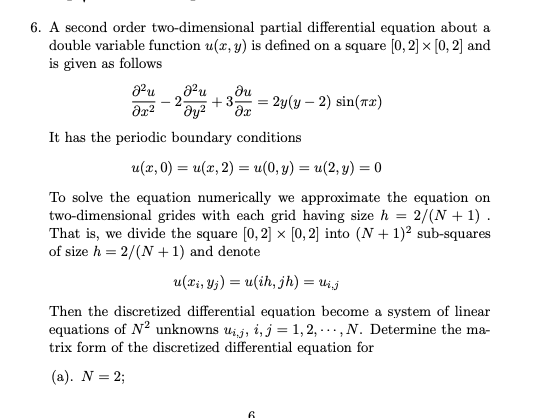 Ay2 6 A Second Order Two Dimensional Partial