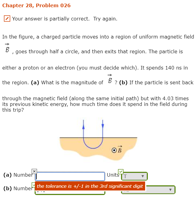 Solved Chapter 28, Problem 026 Your answer is partially | Chegg.com