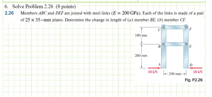 Solved 6. Solve Problem 2.26 ( 8 points) 2.26 Members ABC | Chegg.com