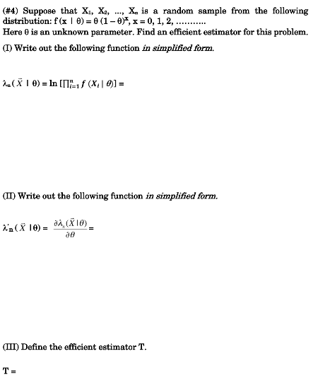 Suppose that X1, X2, …, Xn is a random sample from | Chegg.com