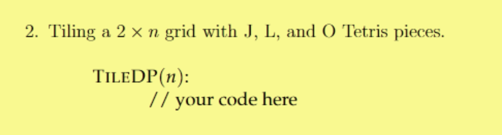 Solved The video game Tetris is played with seven different | Chegg.com
