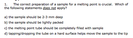 Solved 9. In the counter solvent technique, the identity and | Chegg.com