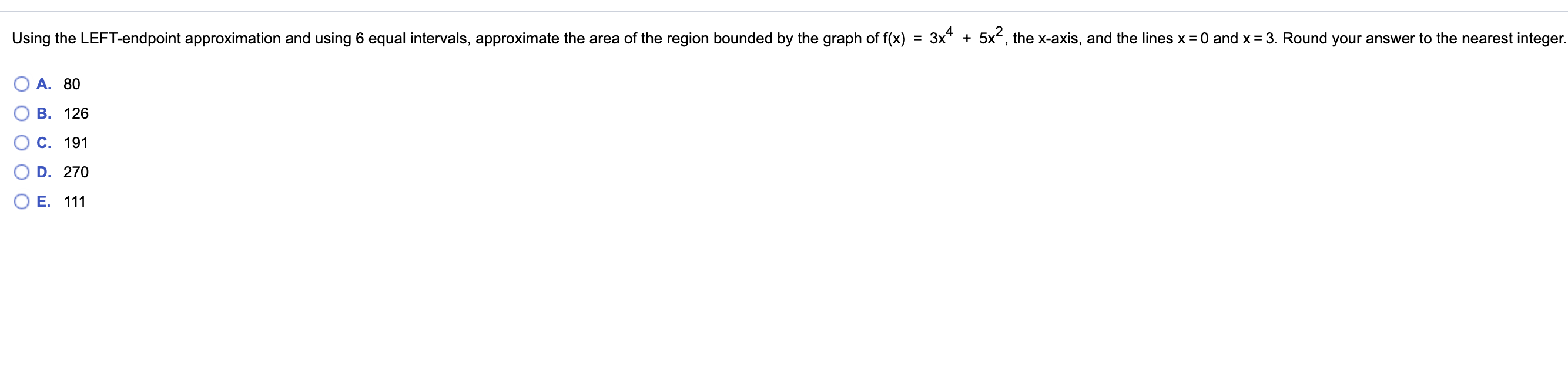 Solved Using the LEFT-endpoint approximation and using 6 | Chegg.com