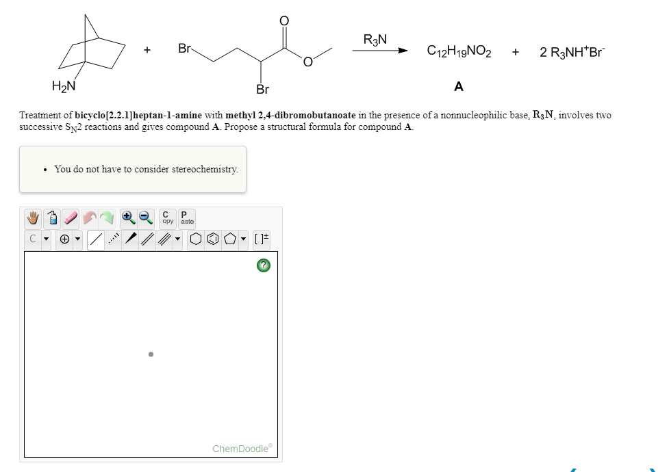 Treatment of bicyclo[2.2.1]heptan-1-amine with | Chegg.com