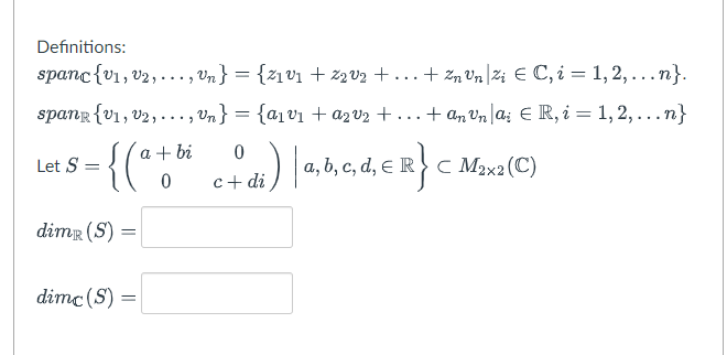 Solved Definitions: | Chegg.com