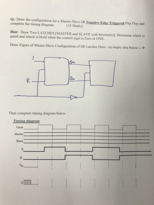 Solved Q: Draw the configuration for a Master-Slave SR | Chegg.com