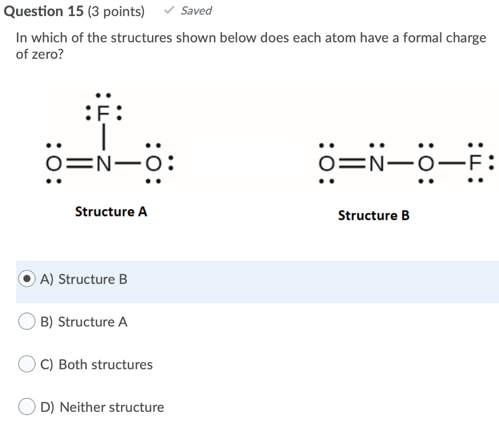 Solved Question 16 (3 points) Saved Which of the following | Chegg.com