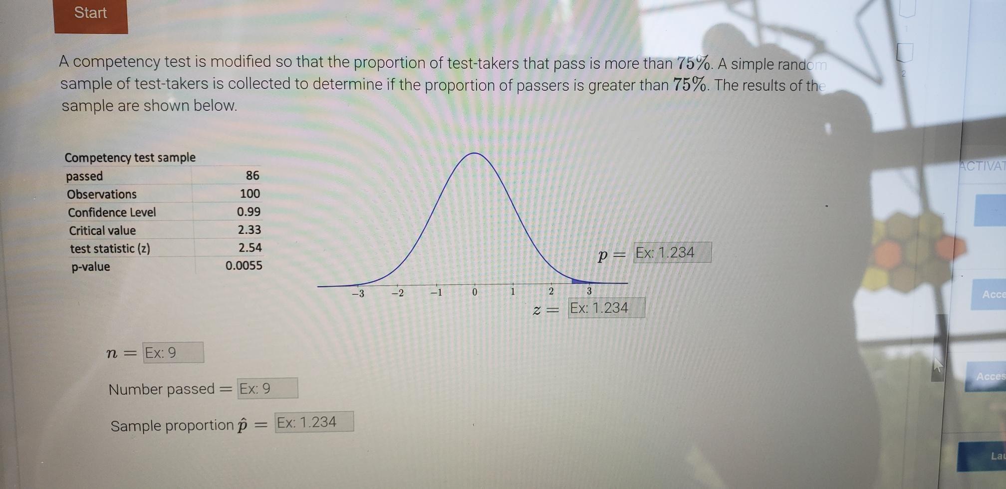 Solved Start A competency test is modified so that the | Chegg.com