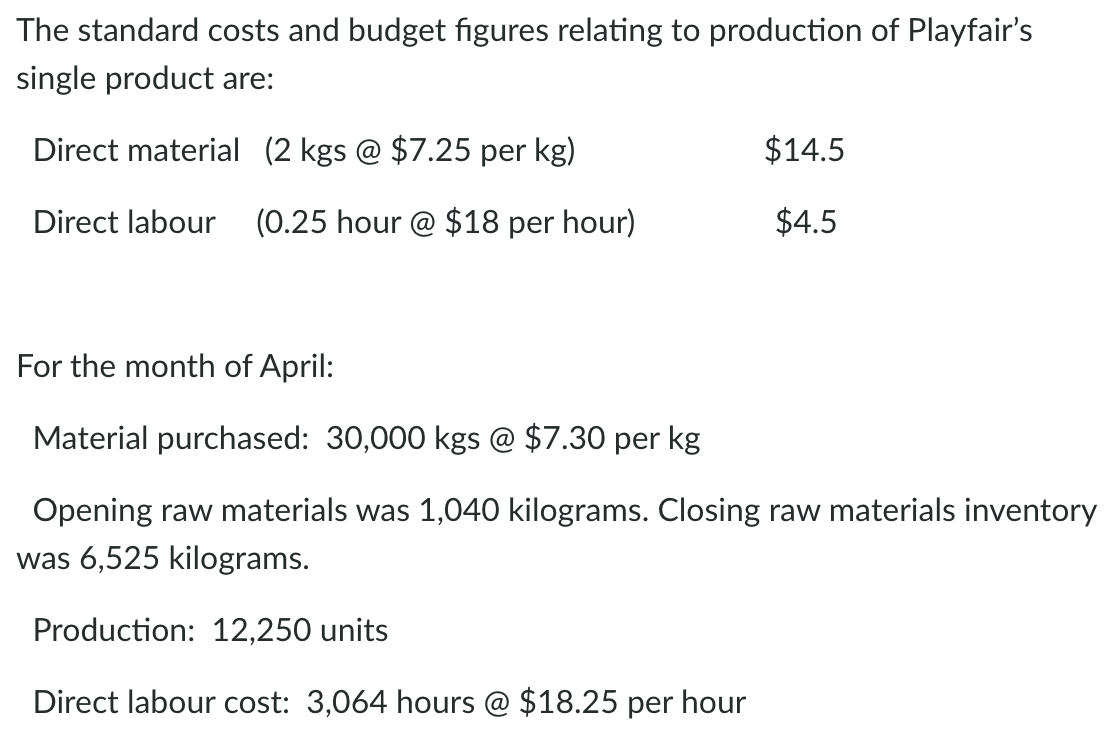 Solved -Calculate direct material price | Chegg.com